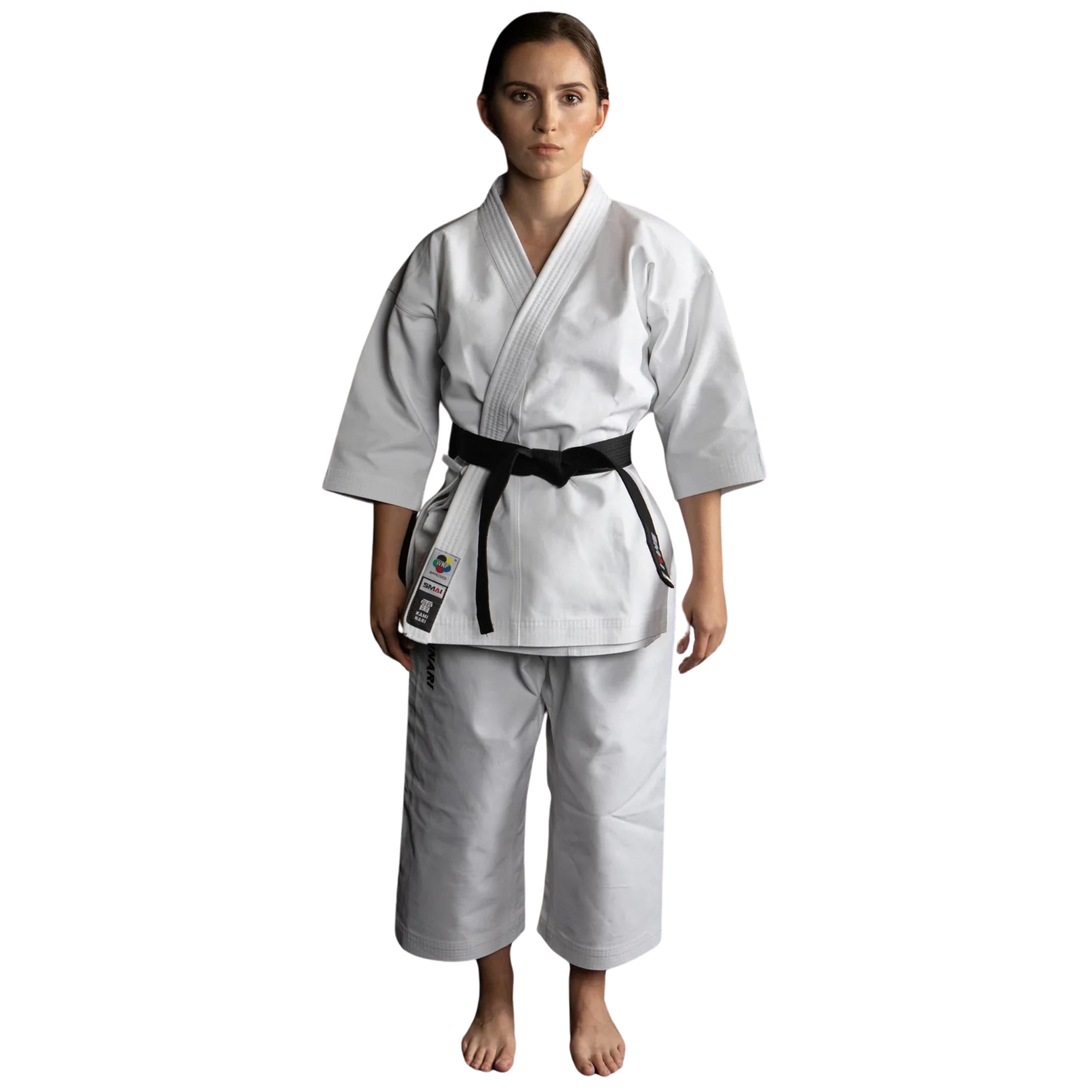 Kaminari - Kata Gi - (White Shoulders) - (WKF Approved) – SMAI Canada