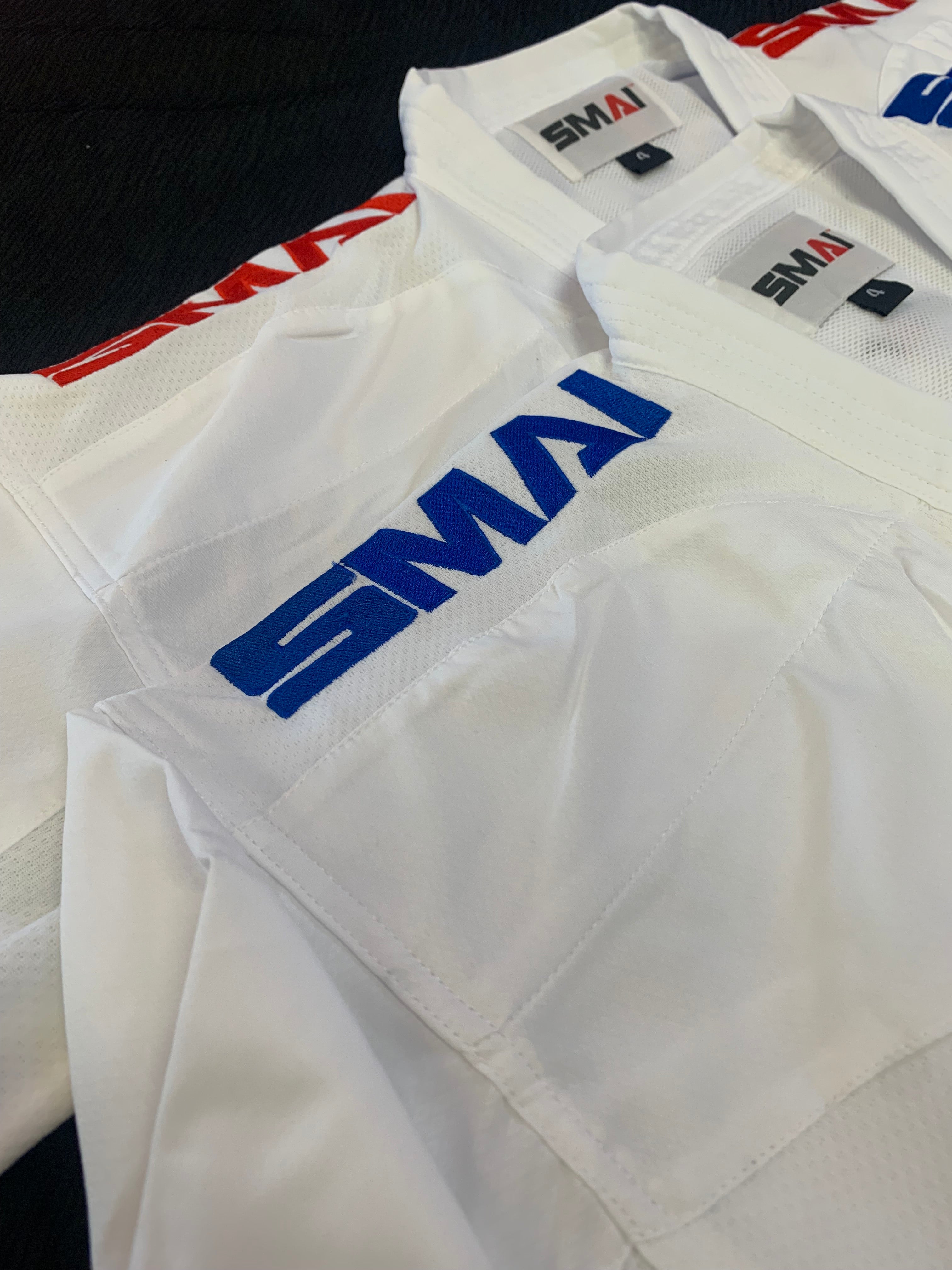 JIN (PLATINUM) BUNDLE RED & BLUE - WKF APPROVED KUMITE GI – SMAI Canada